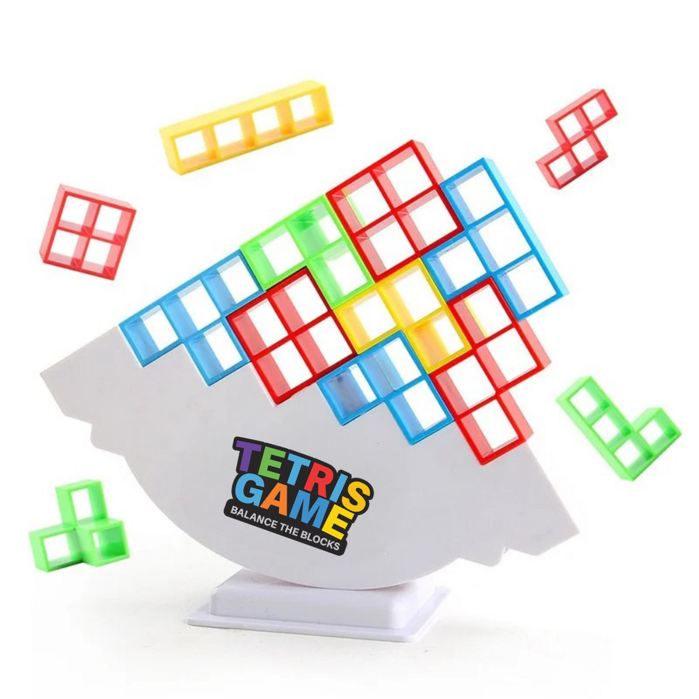 Juego De Mesa Torre De Equilibrio Tetris Game Balance Tower — Fliperex
