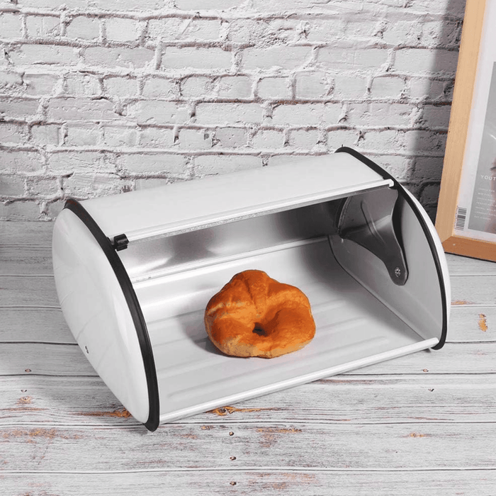 Panera Metálica Vintage Retro Abatible Acero Color Blanco — fliperex