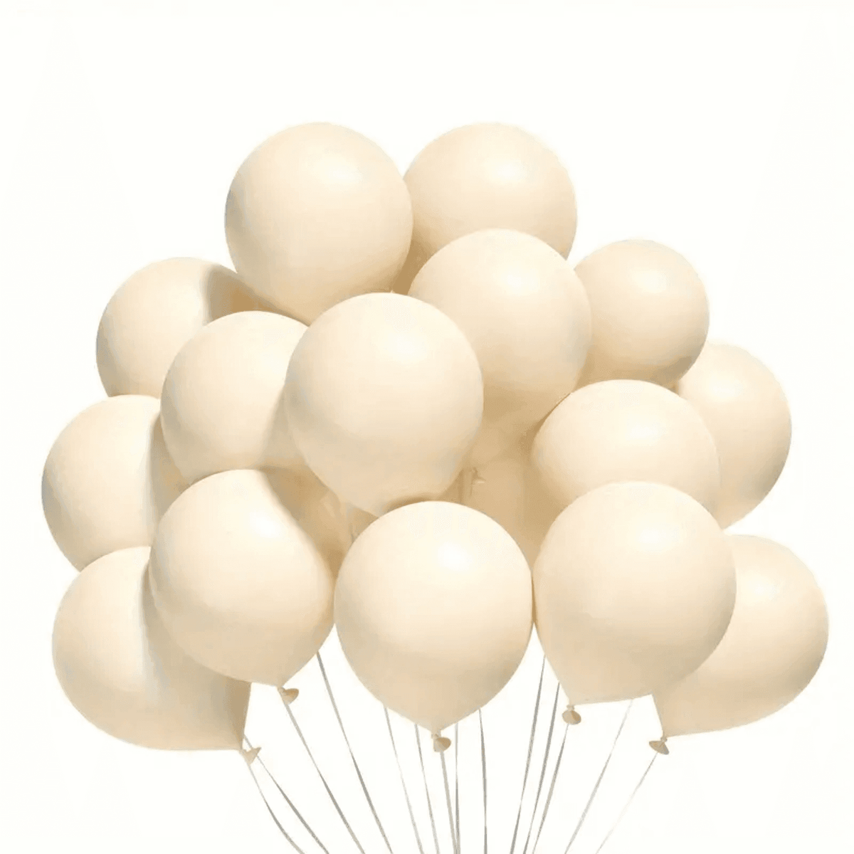 Globos Color Crema Vintage 50 Unidades Tamaño R5 — Fliperex