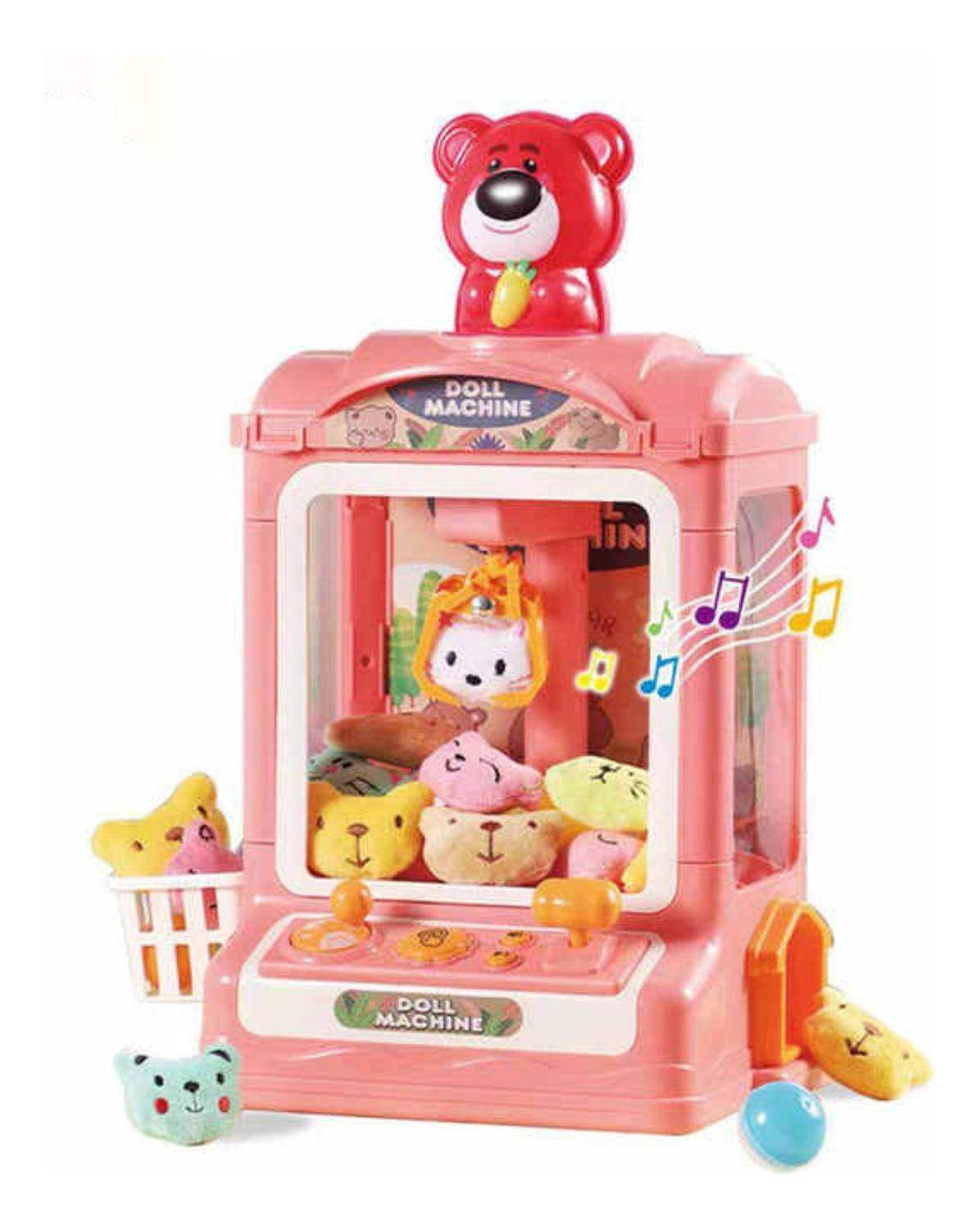 Juguete Mini Maquina Saca Peluche Garra Kawaii Doll Machine — fliperex